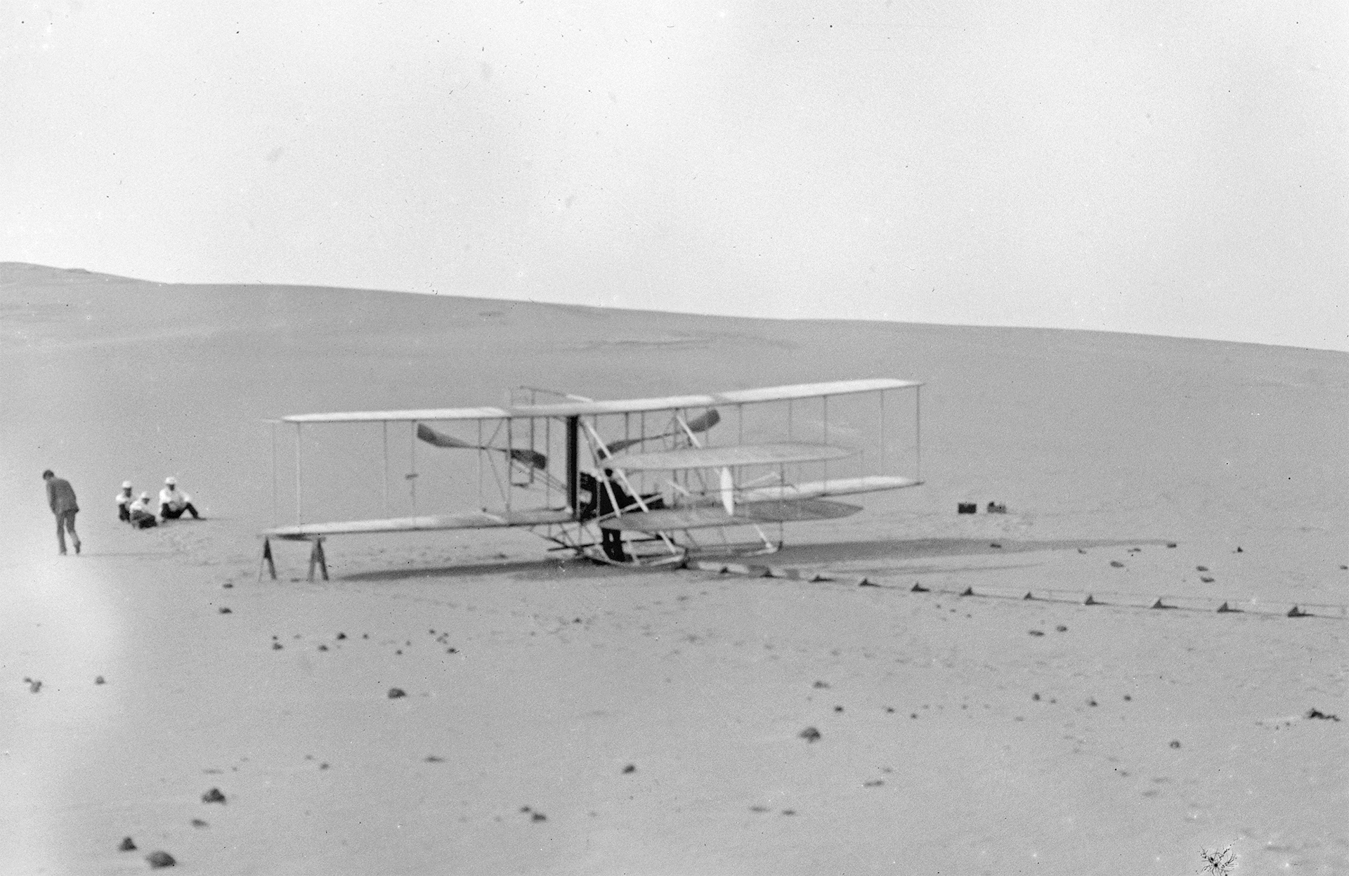 The Wright brothers, Orville Wright and Wilbur Wright, and their ...